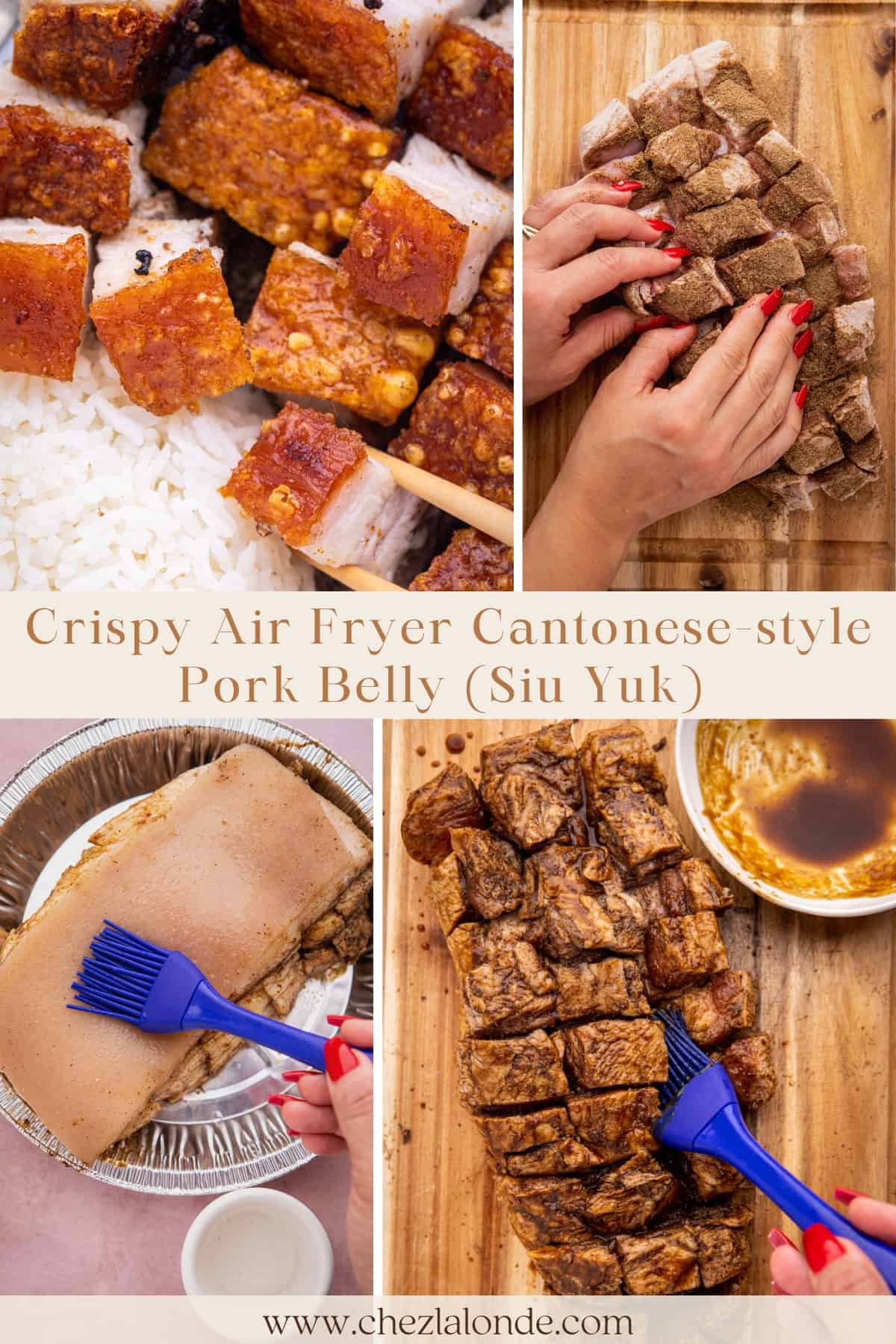 Crispy Air Fryer Cantonese-Style Pork Belly (Siu Yuk)